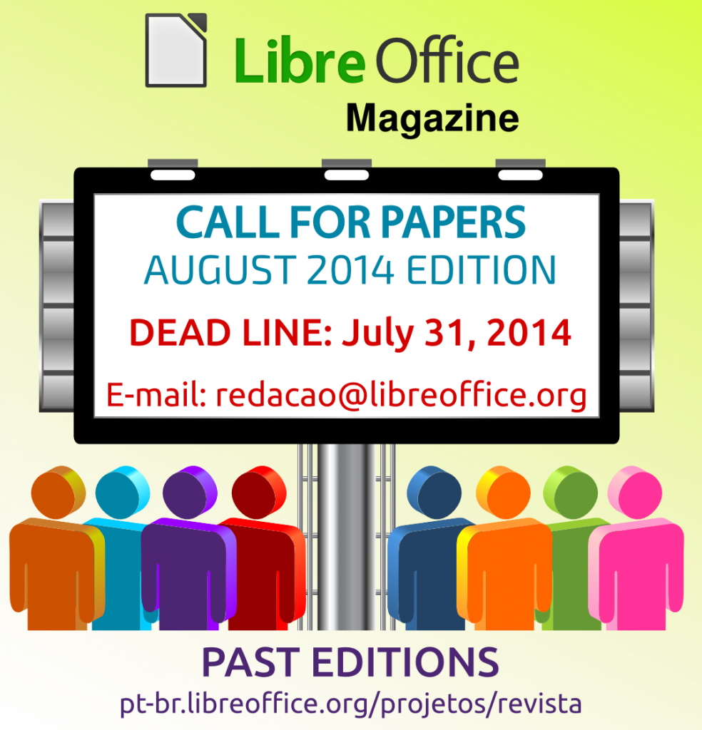 LibreOffice Magazine 12 - call for papers - Blog da Comunidade Brasileira